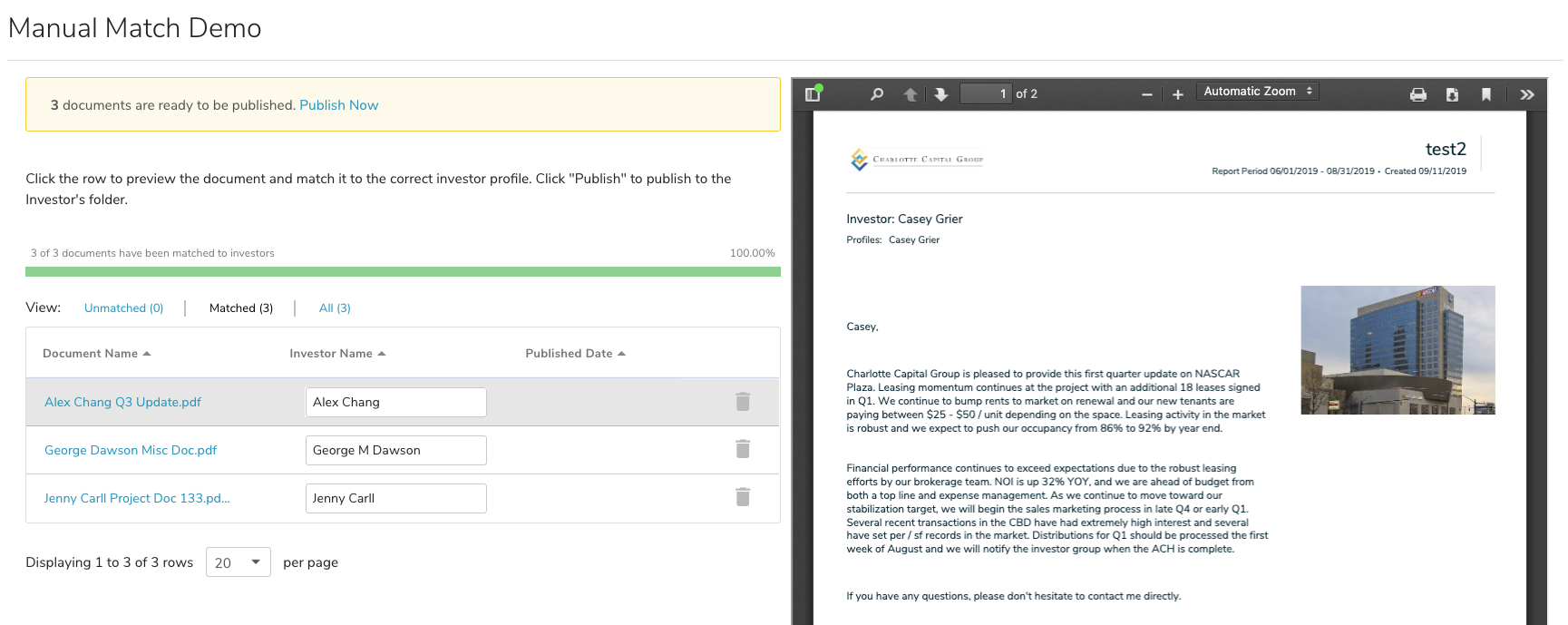 Bulk Document Uploader - Manual Match – IMS Help Center